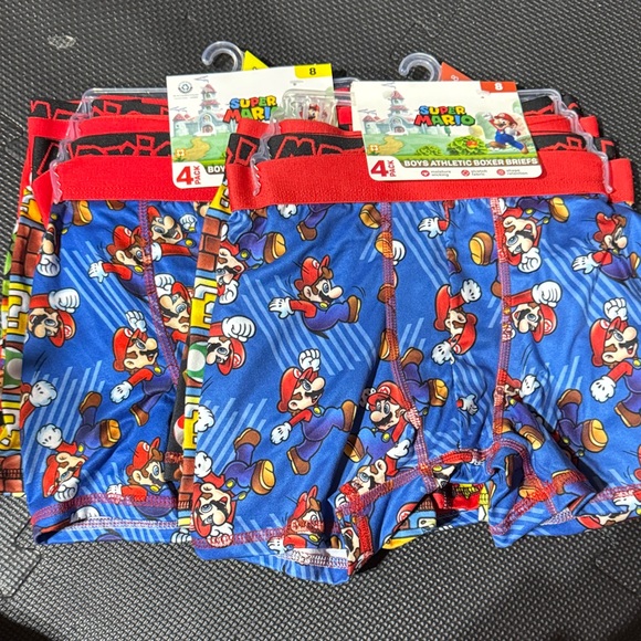 Nintendo | Accessories | 8 Nintendo Super Mario Blue And Red Athletic ...
